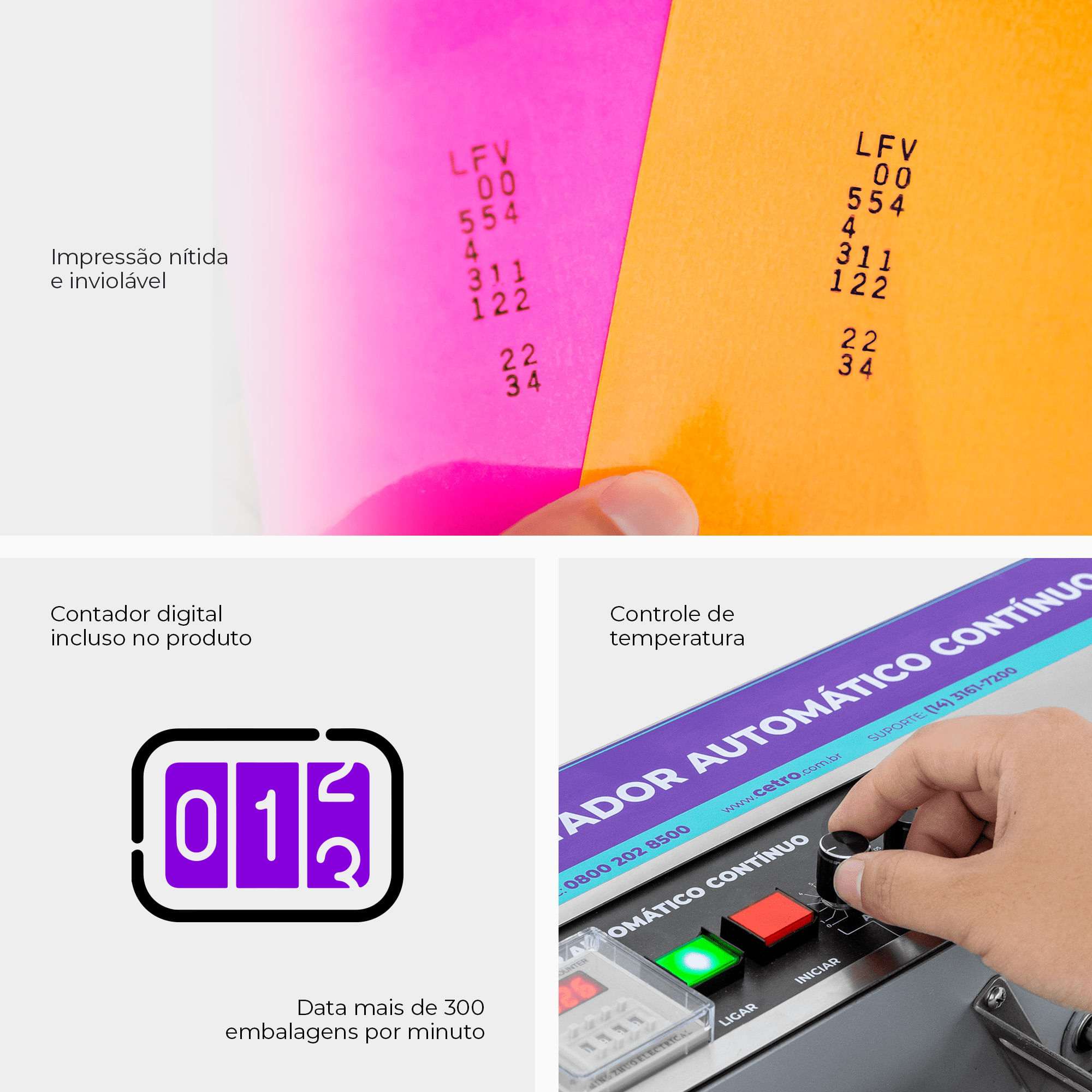 Datador Automático Contínuo CDPM 380 AC - Cetro