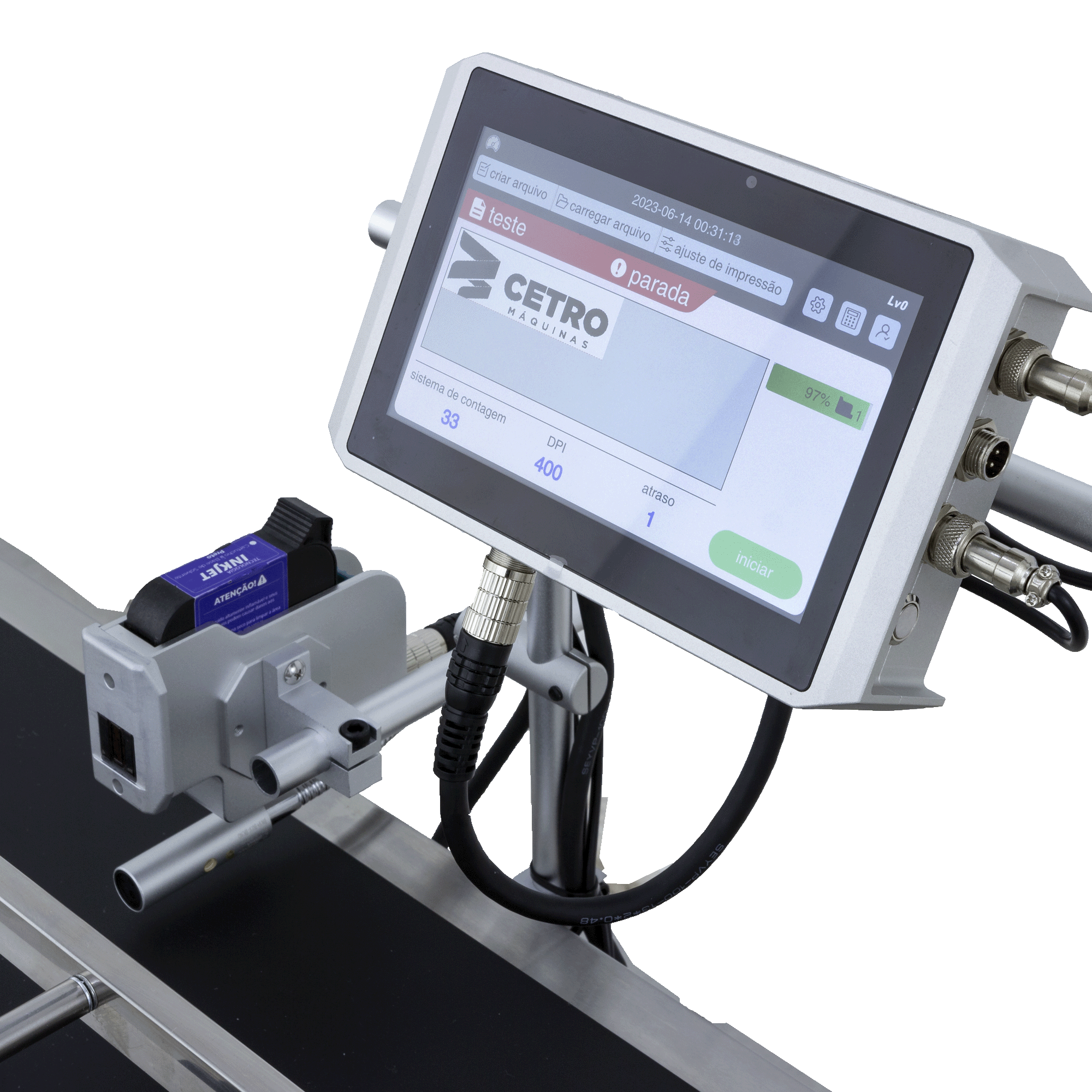 Datador InkjetPro Em Linha CIPM LP 1 - Cetro