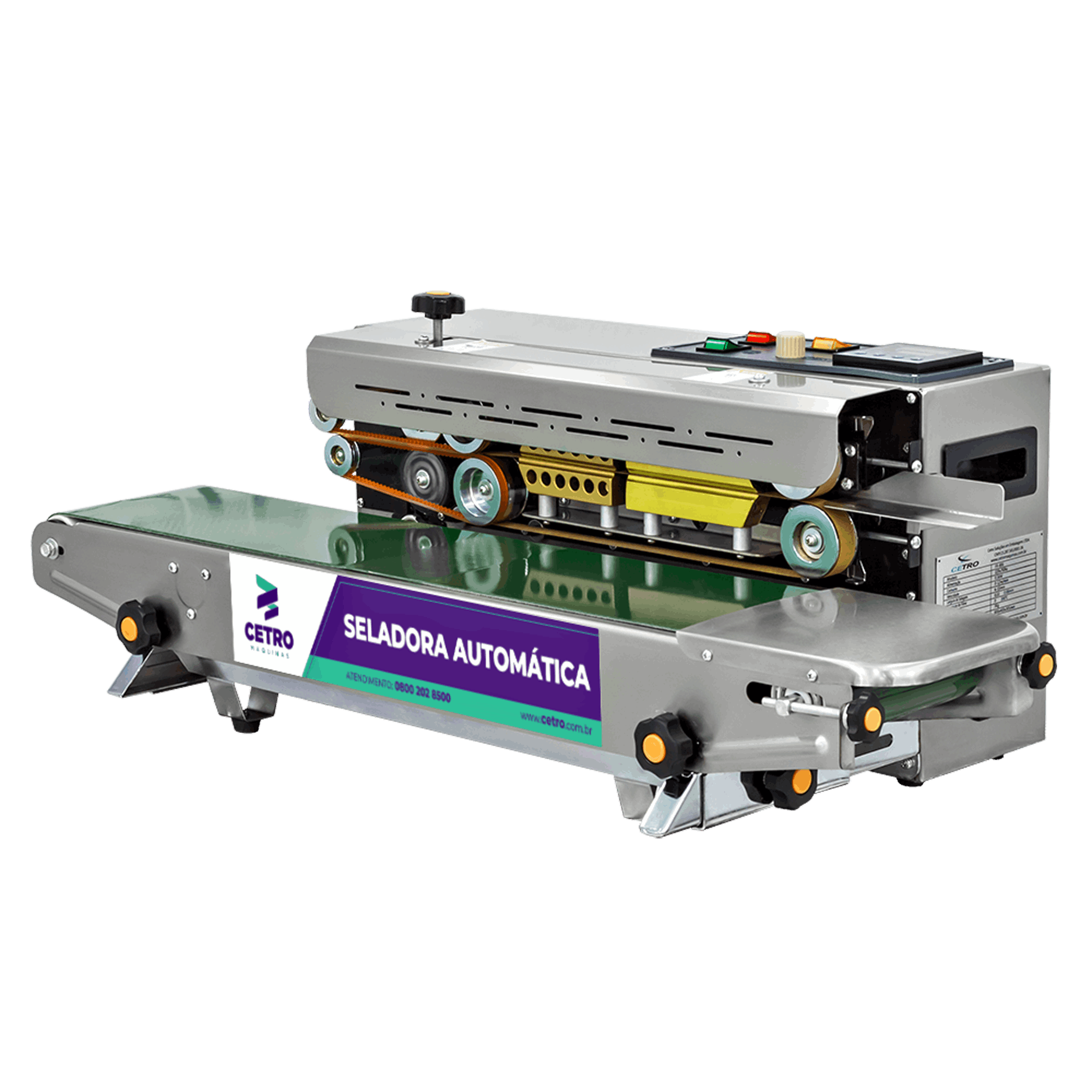 Seladora Automática Contínua Horizontal em Inox CASM 800 H SS - Cetro